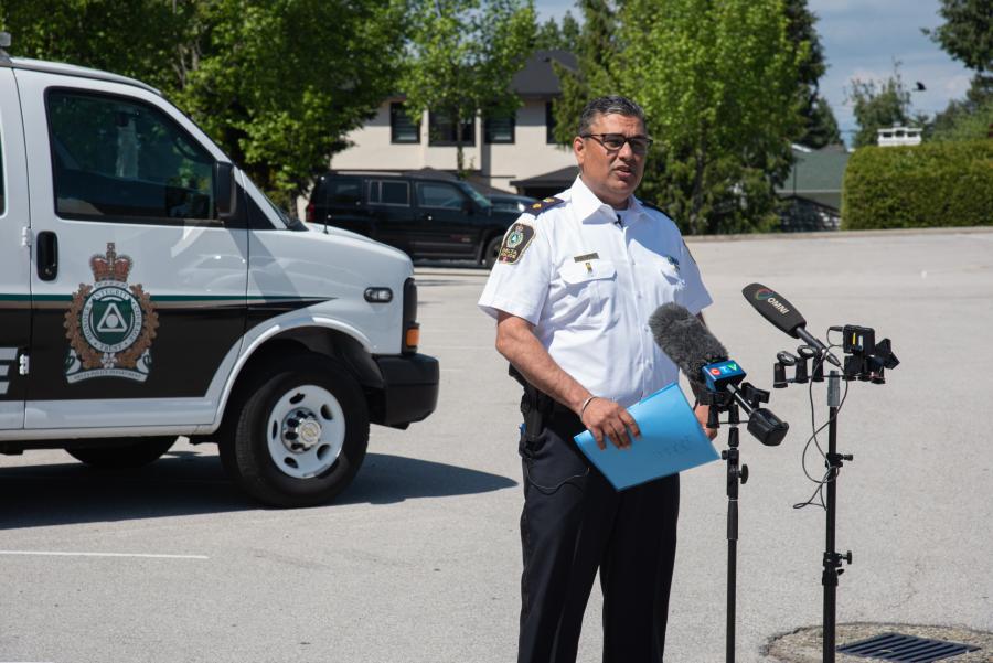 Update from media availability - Missing man | Delta Police Department