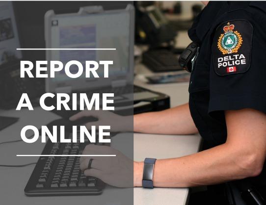 Delta Police launch online reporting tool | Delta Police Department
